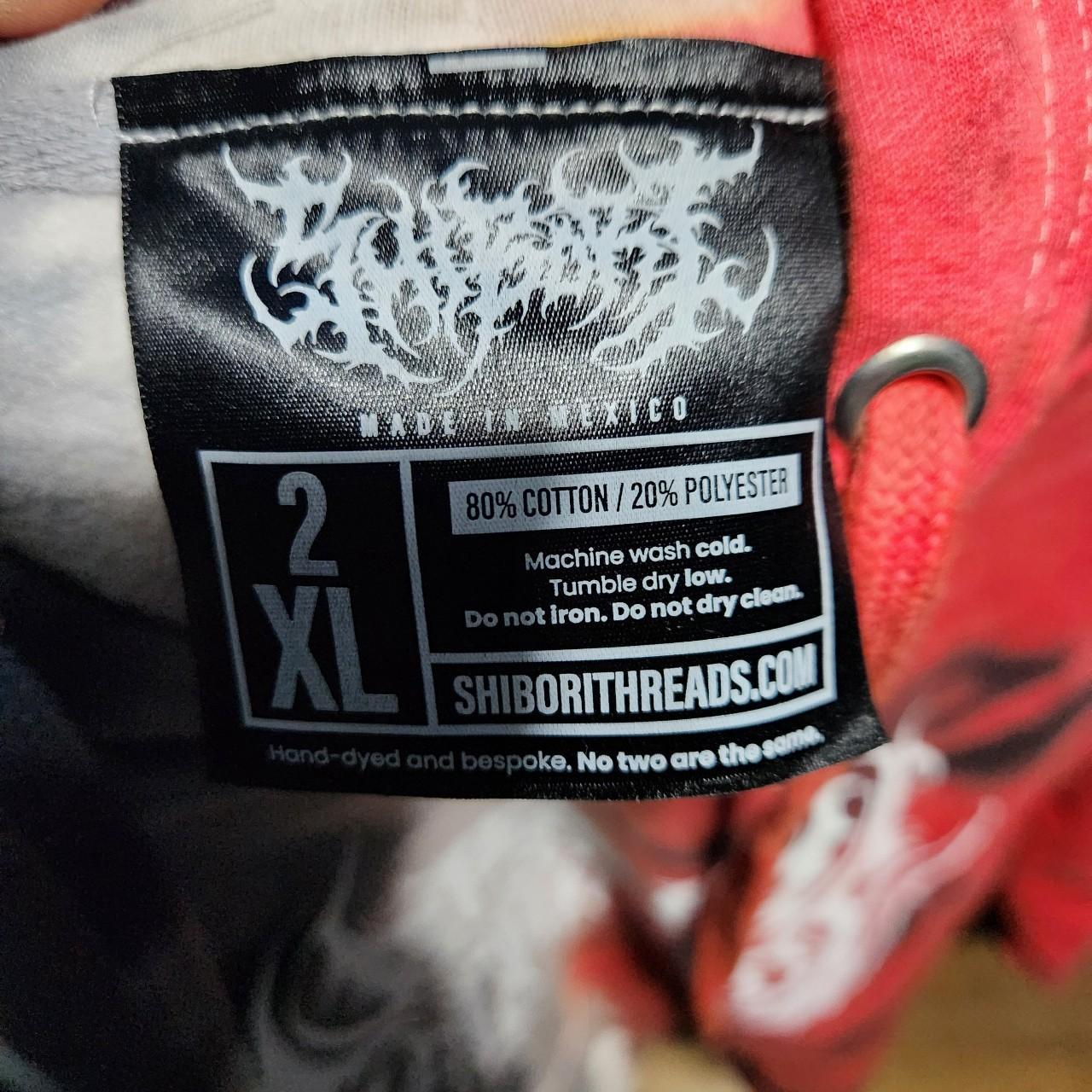 Shibori threads brand of sacrifice split tye dye 2xl... - Depop
