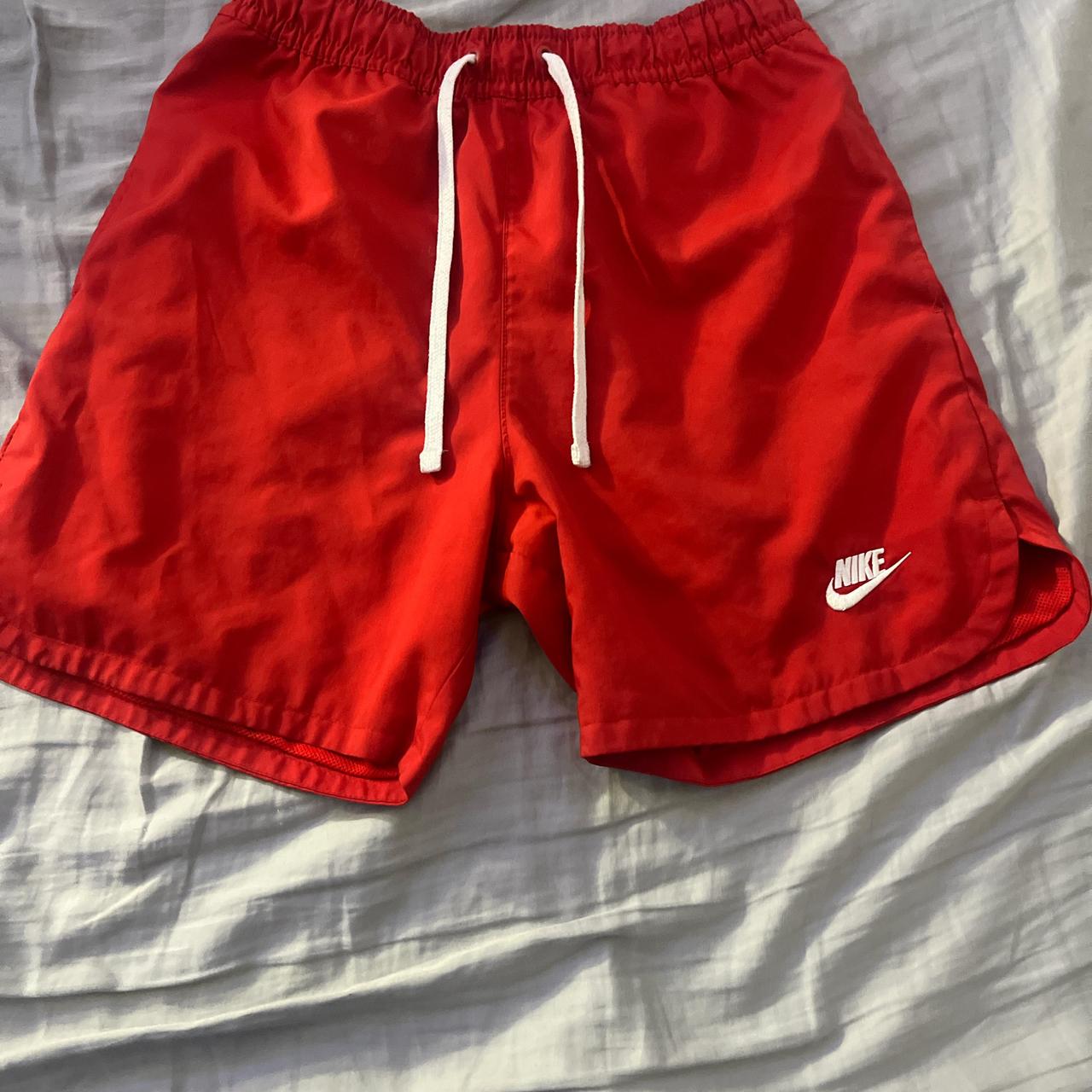 Red Nike short - Depop