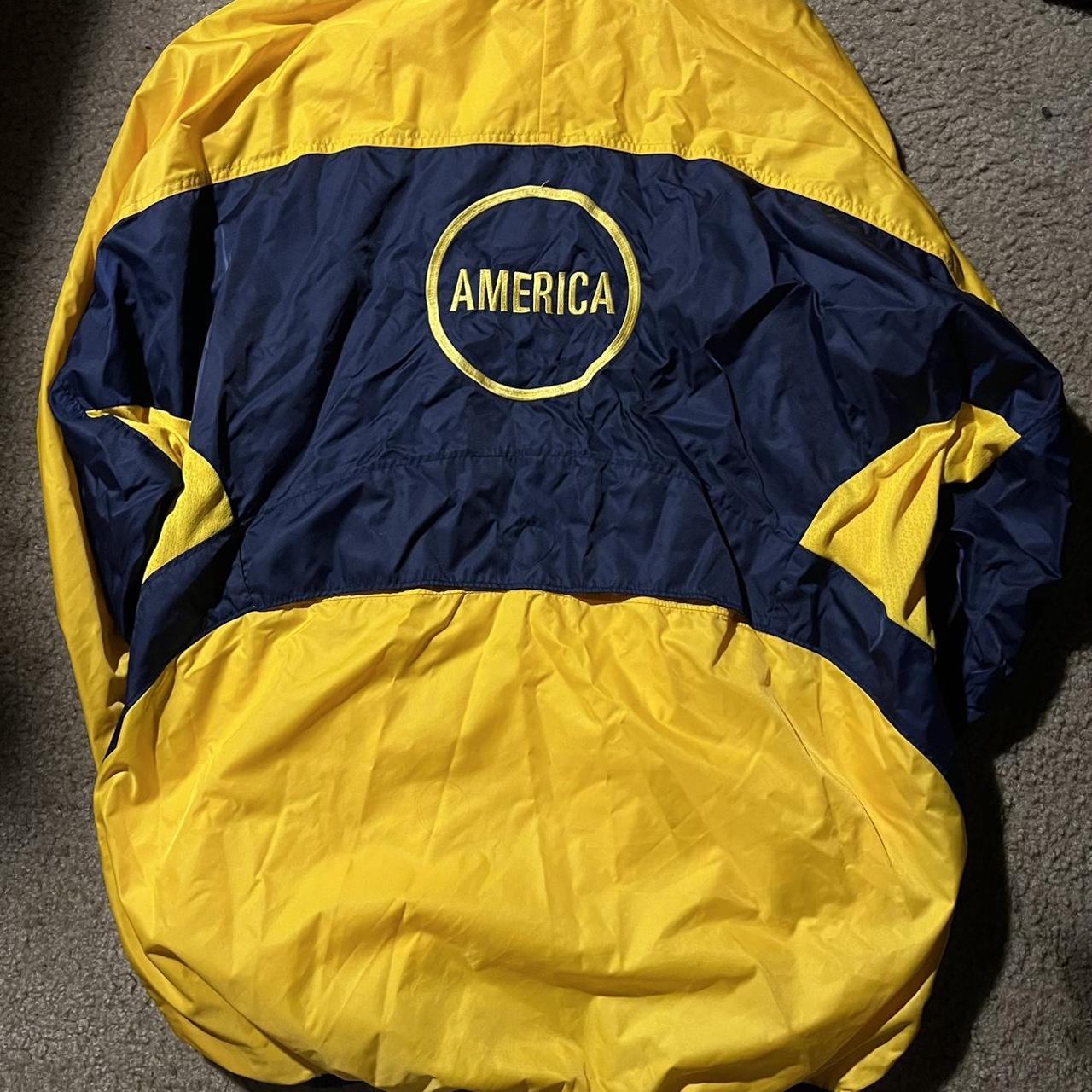 Yellow and blue CLUB AMERICA football jacket⚽️ Says... - Depop