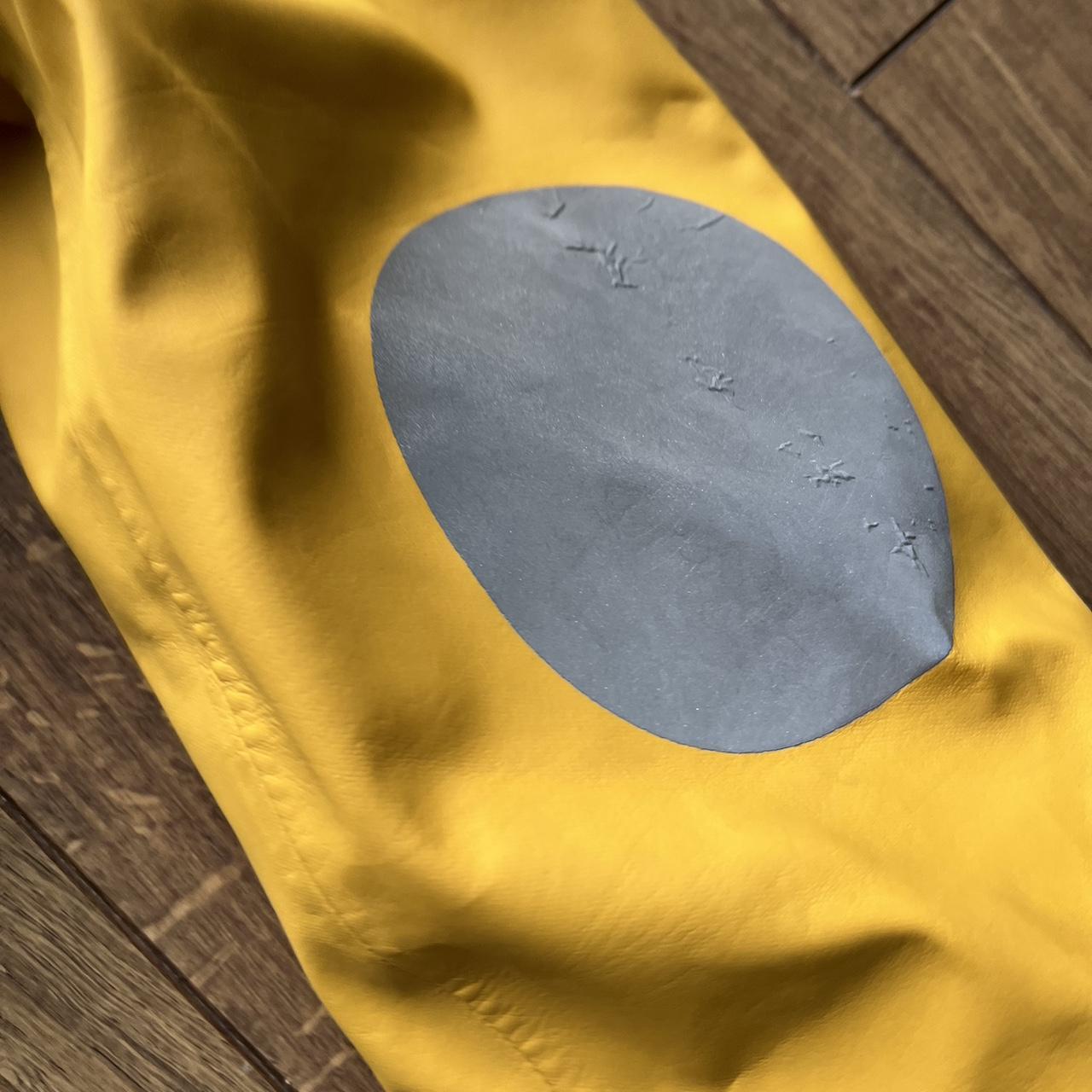 White Stuff Alfie Waterproof Mac Yellow Aged... - Depop