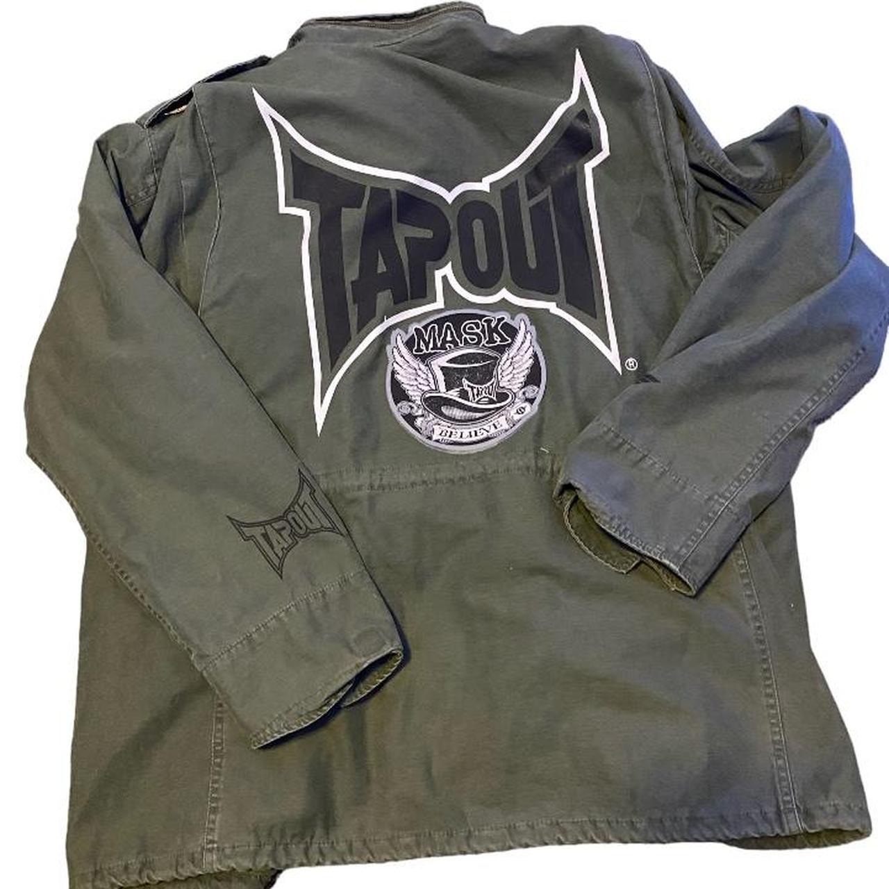 Y2K Tapout heavy wear jacket Keeps u hella warm... - Depop