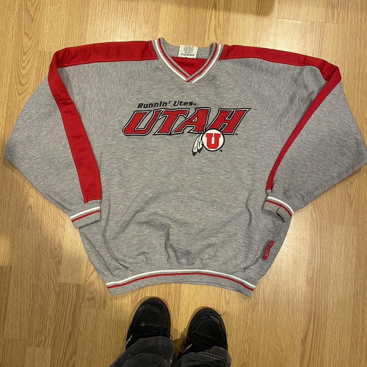 Vintage Utah utes crew neck Insane fit has a... - Depop