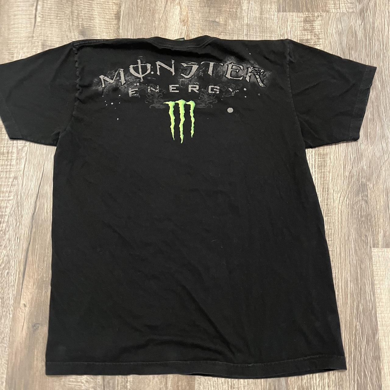 Monster energy graphic shirt size XL cool graphics... - Depop