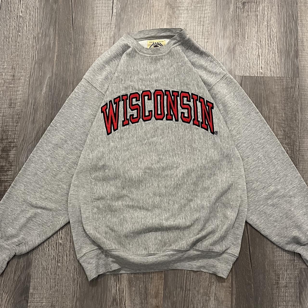 Wisconsin crewneck size medium Great condition Good... - Depop