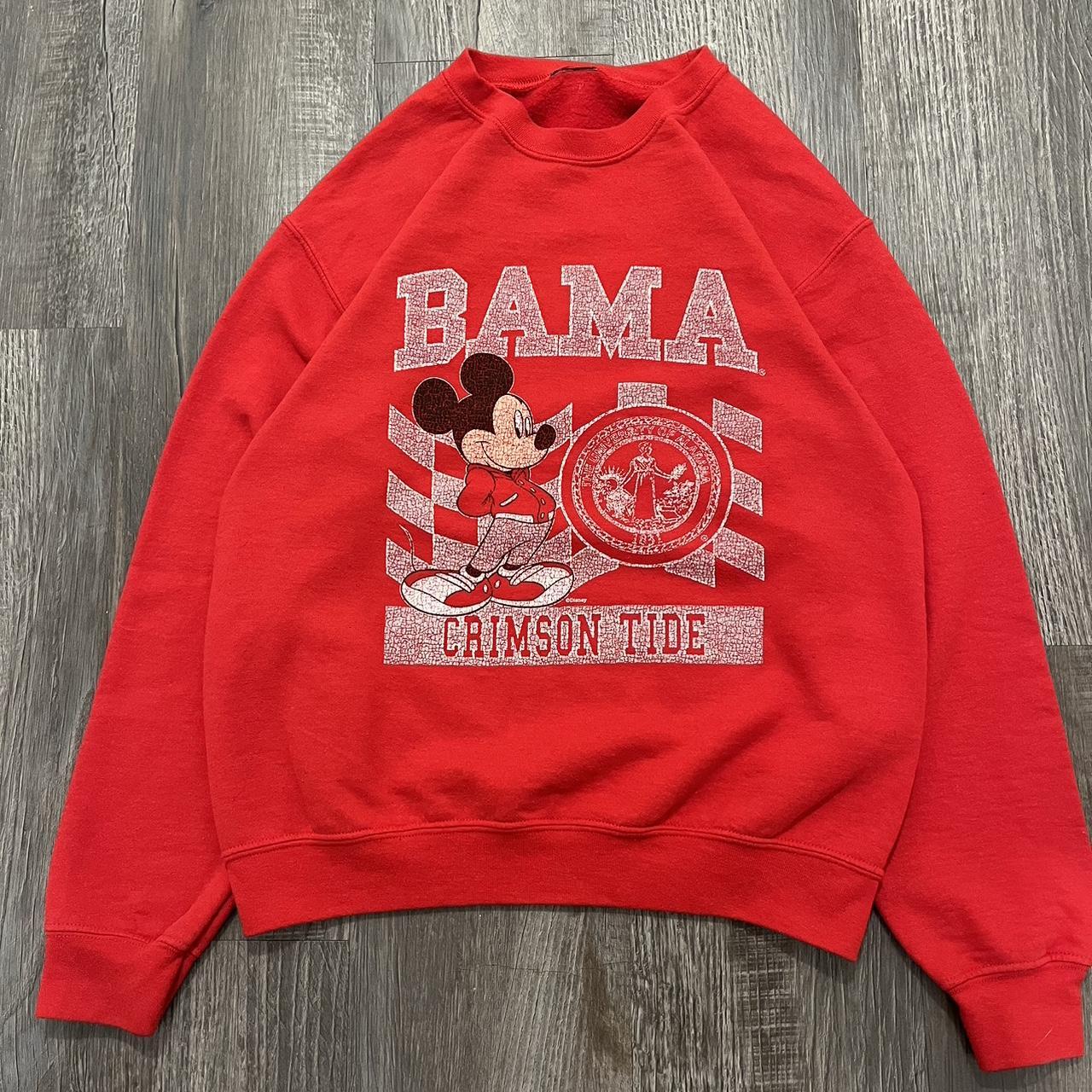 Mickey Mouse Alabama crewneck Size medium Good... - Depop