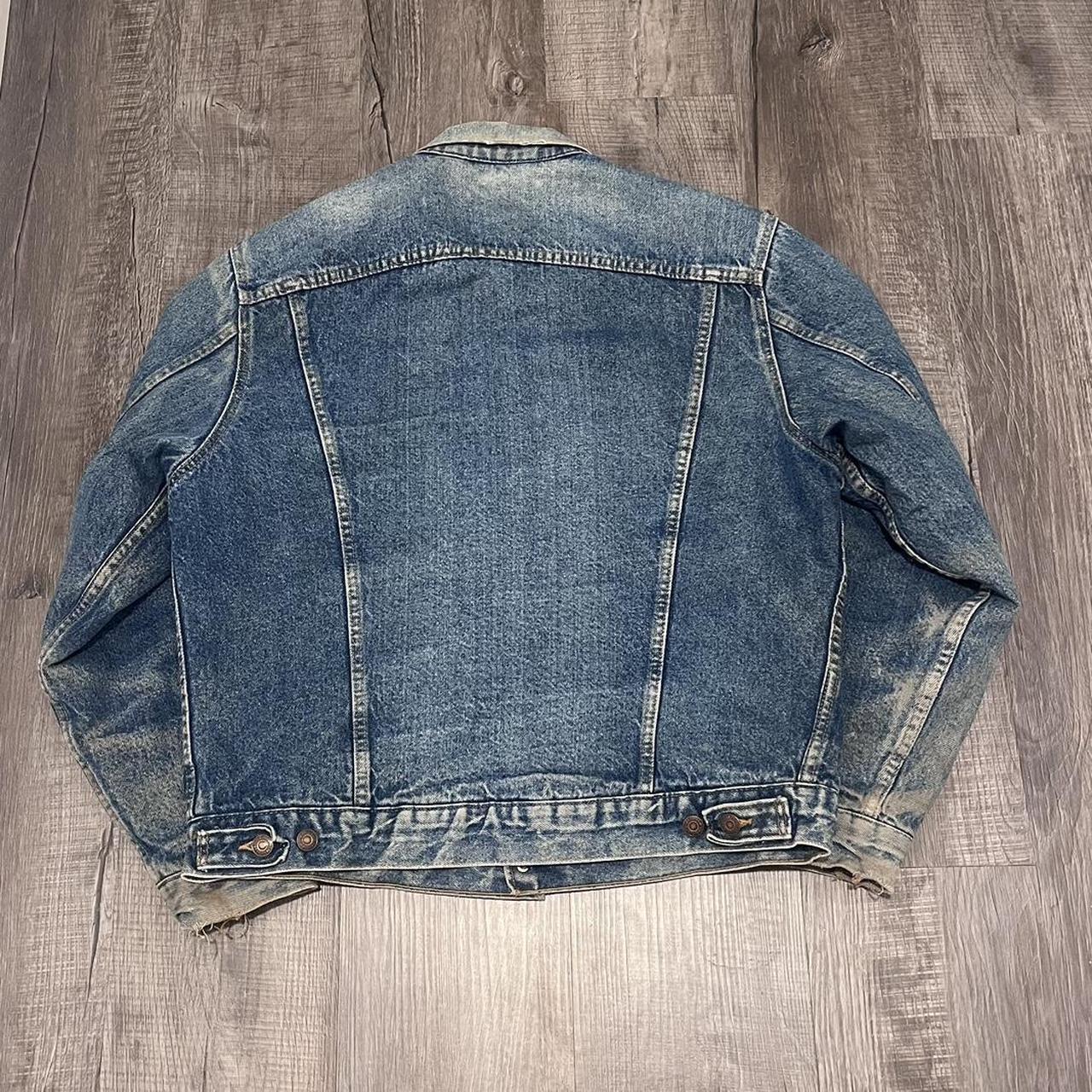 Vintage 80s/90s Levi’s blanket lined denim... - Depop