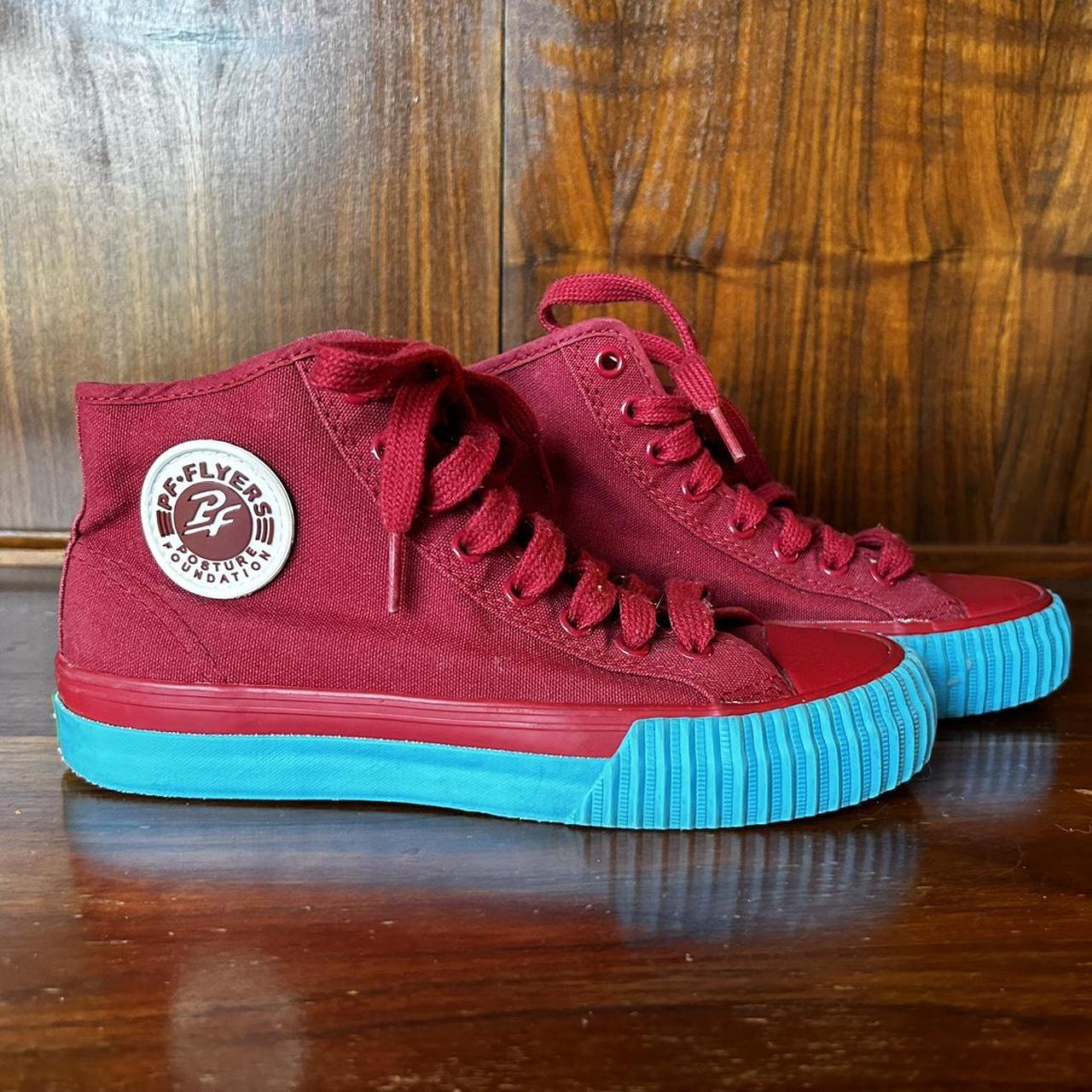 Pf Flyers Center Hi Tops Unisex Canvas Basketball Depop