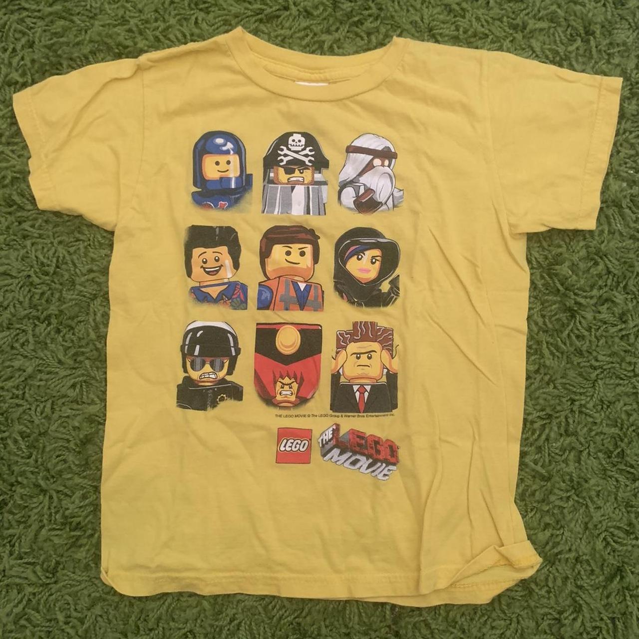 lego yellow shirt kids size have been used - Depop
