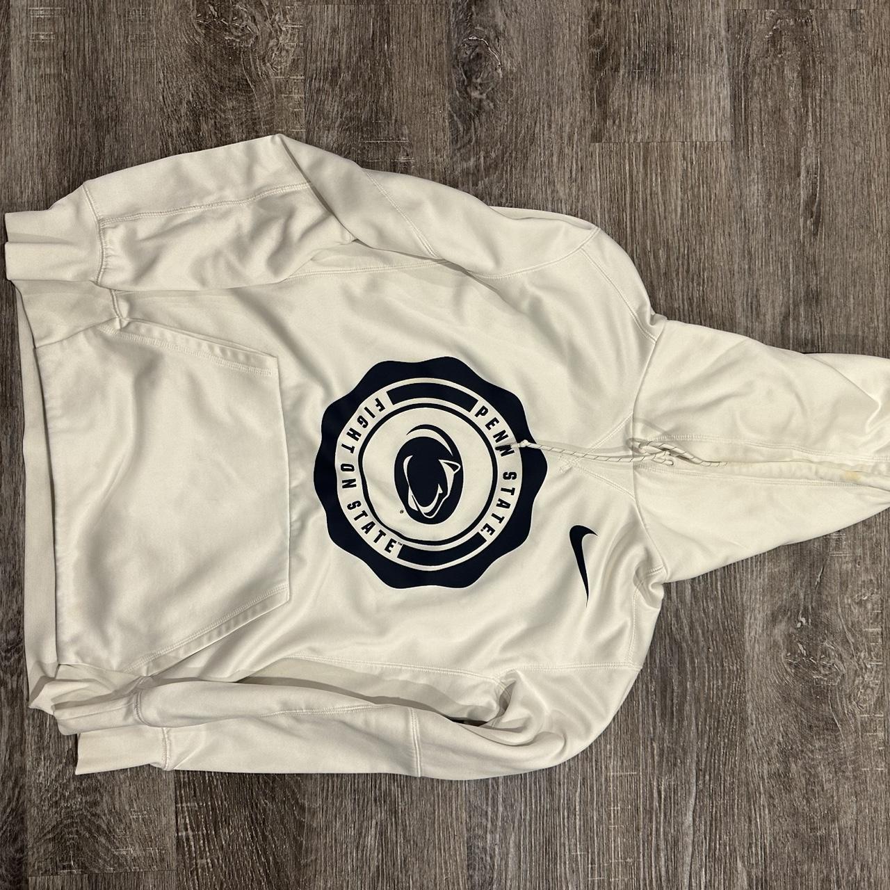 White Nike Penn State hoodie... | Depop
