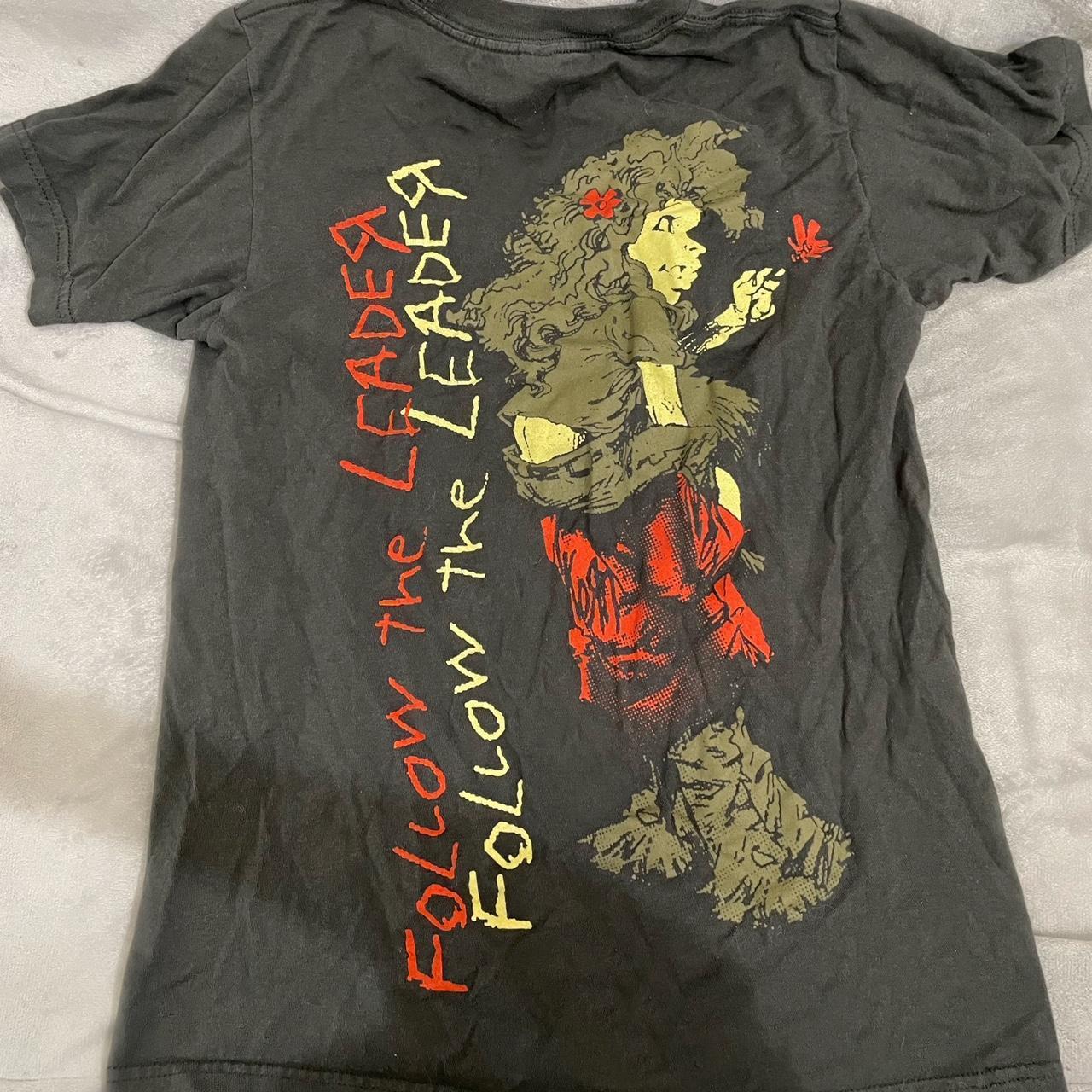 KORN follow the leader graphic tee front and back... - Depop