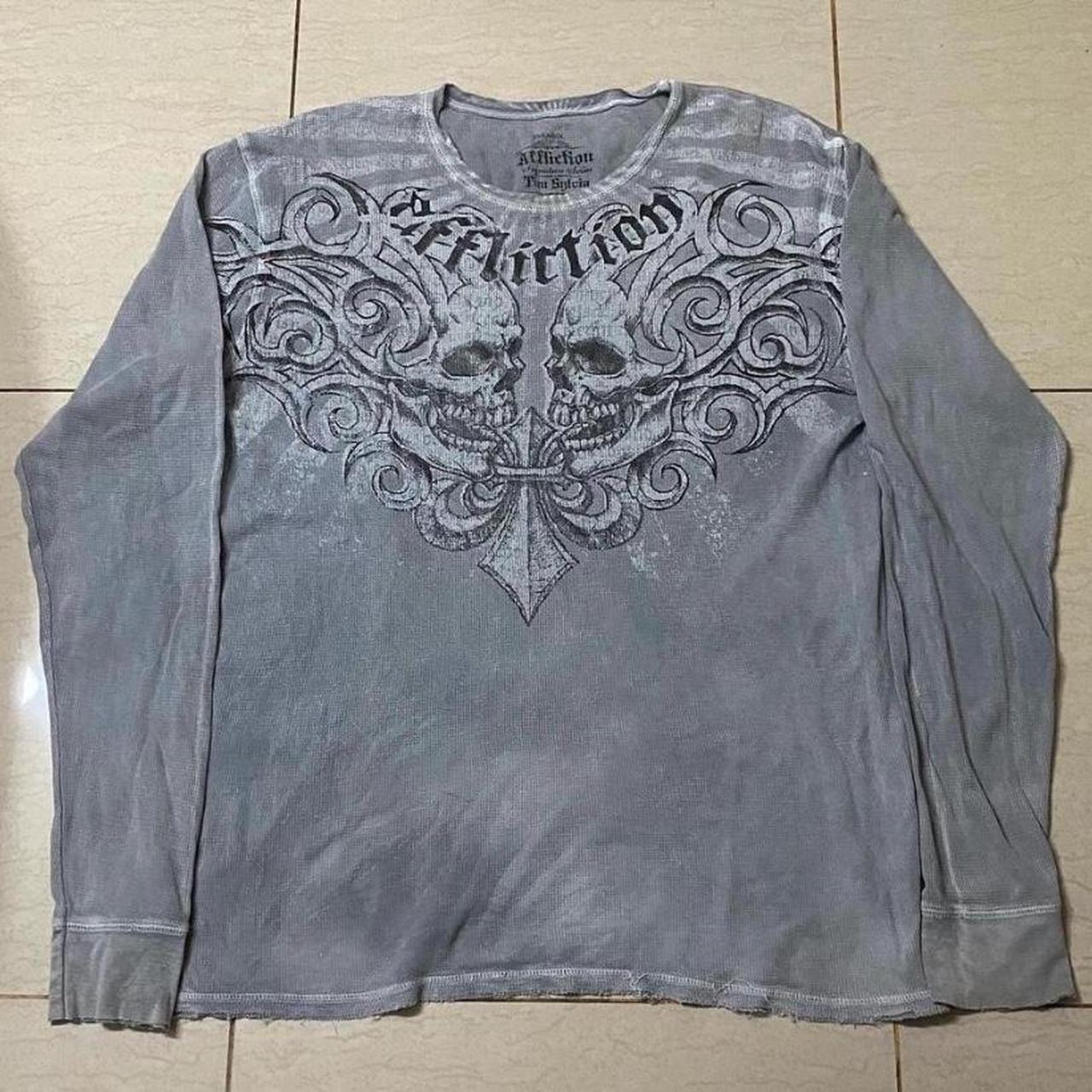 Affliction long sleeve - Depop