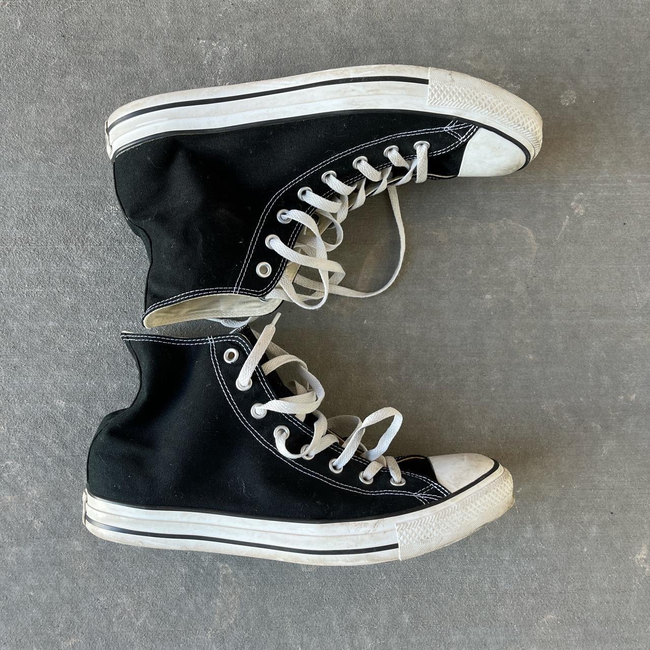 Great Condition Black Converse High tops Men’s size 12 - Depop