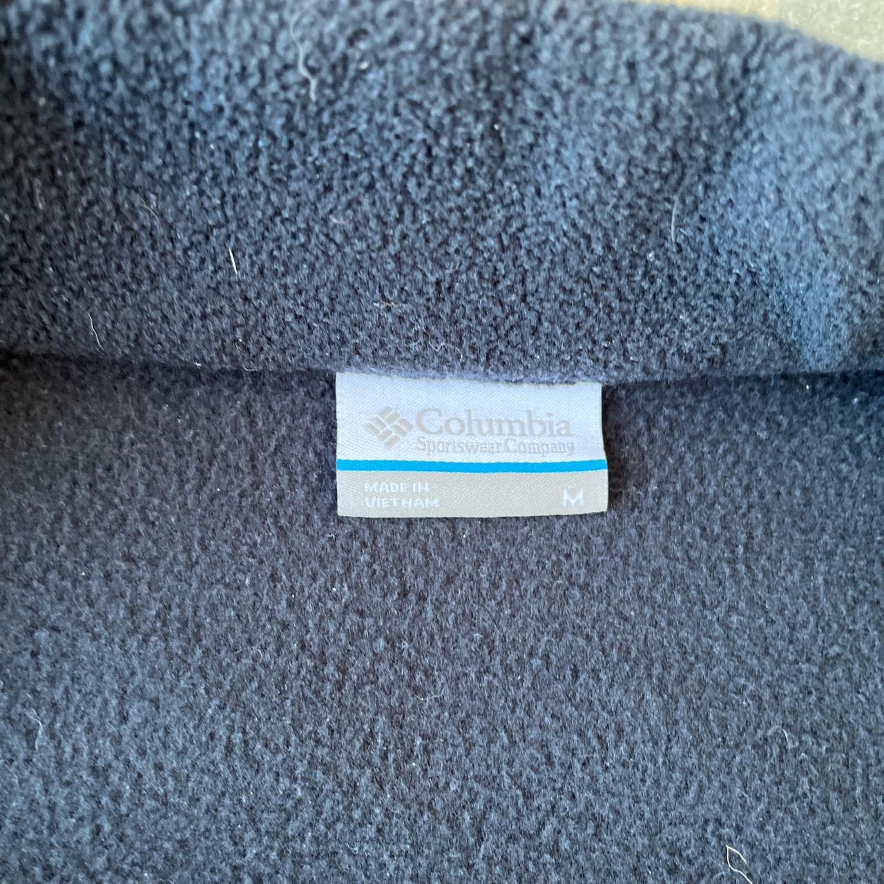 Black Columbia fleece quarter zip up Size... - Depop