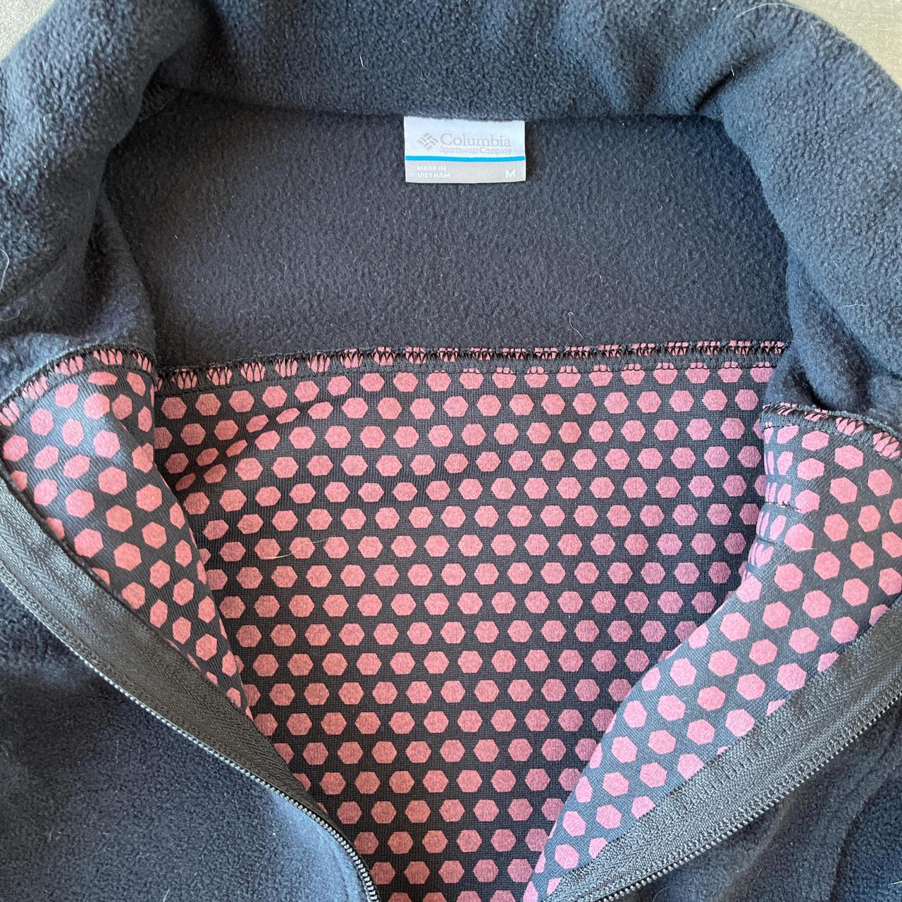 Black Columbia fleece quarter zip up Size... - Depop