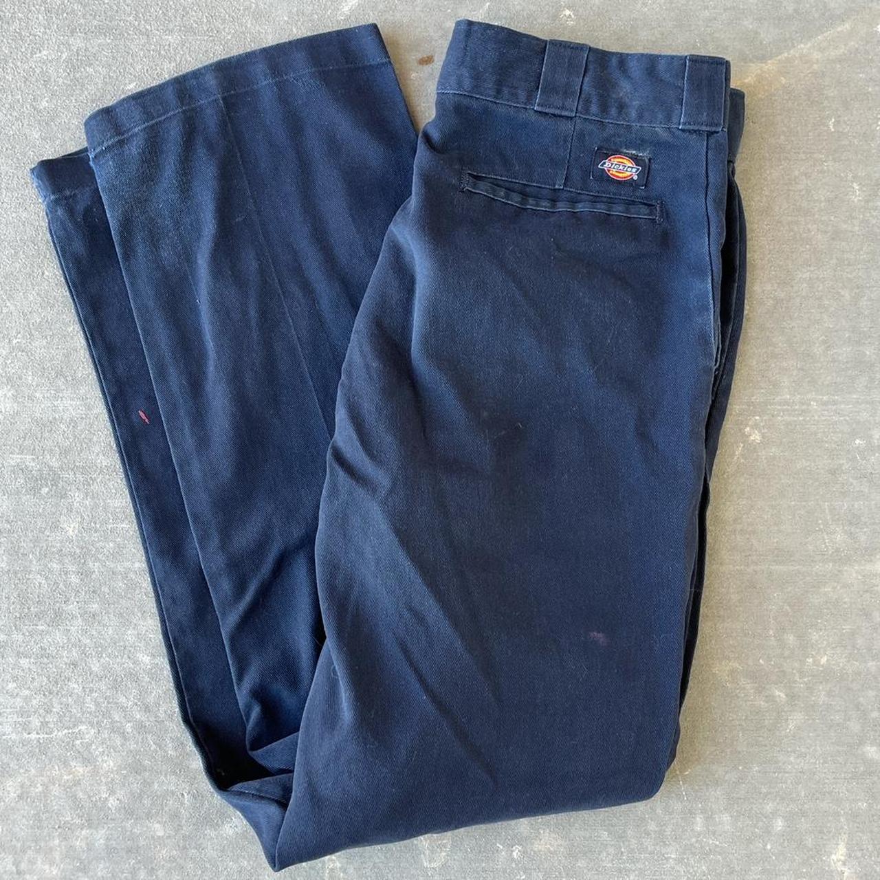 Baggy thrashed dickies pants Men’s 33x32 Super... - Depop