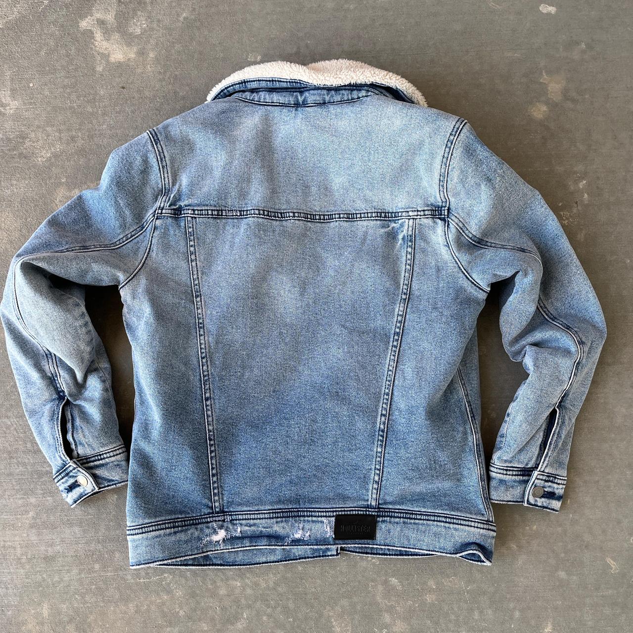 Carhartt type Detroit light wash jacket Size small... - Depop