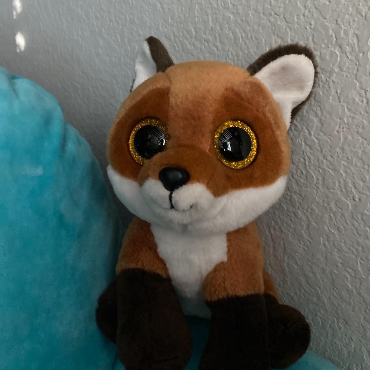 fox beanie-boo plush. comes from smoke-free, dog... - Depop