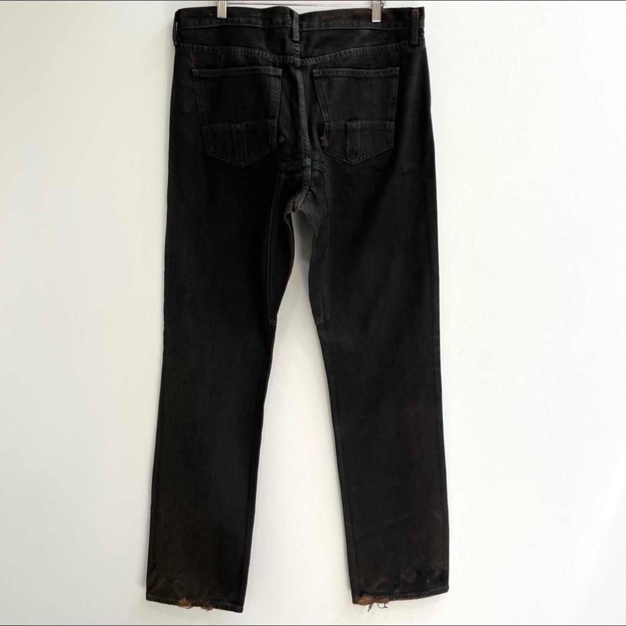 Rick Owens Slab waxed jeans Waist 38 Length 34 Leg | Depop Rick Owens Slab waxed jeans Waist 38 Length 34 Leg | Depop