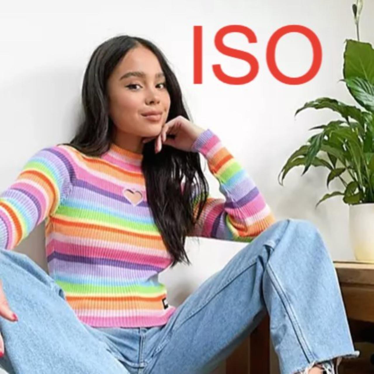 ISO: Minga London fitted ribbed long sleeve top in... - Depop