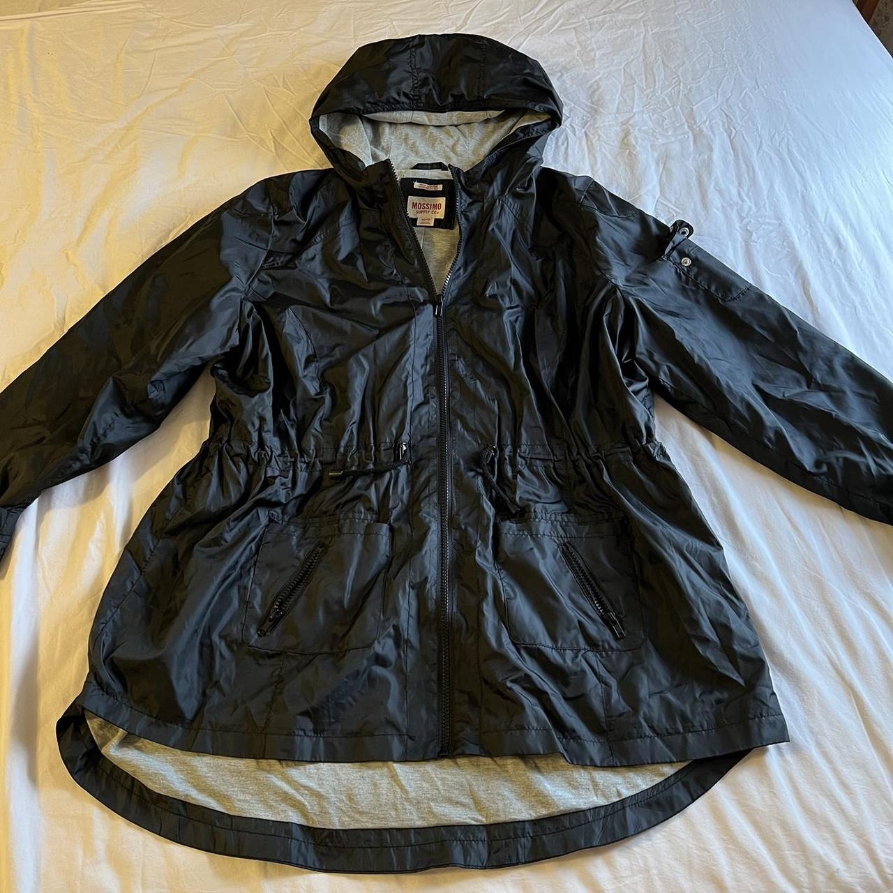Mossimo Supply Co raincoat / windbreaker, fleece... - Depop