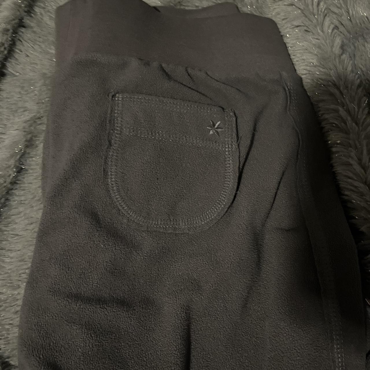 grey wide leg low rise sweats - Depop