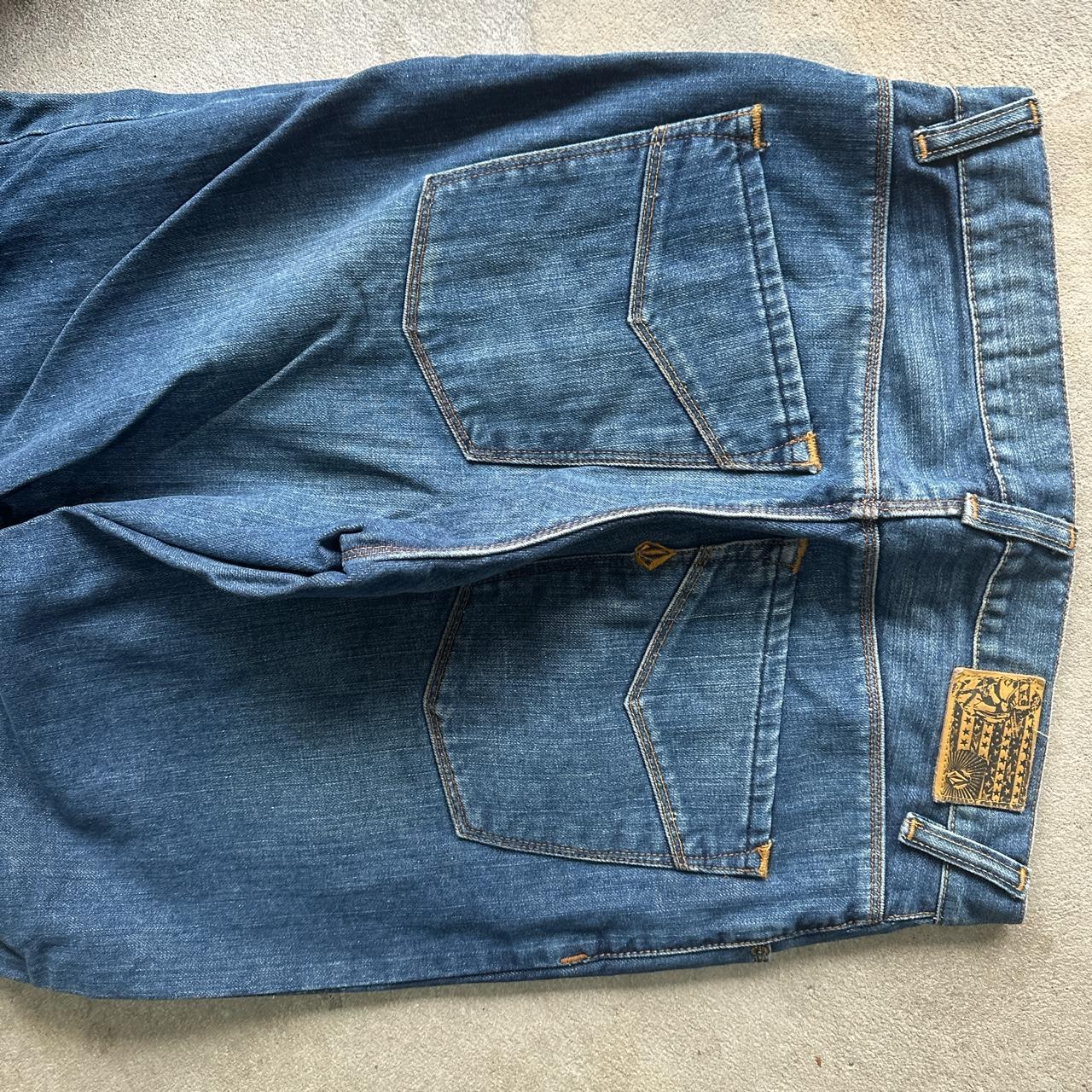 Vintage BAGGY VOLCOM Jeans SUPER BAGGY Size:... - Depop