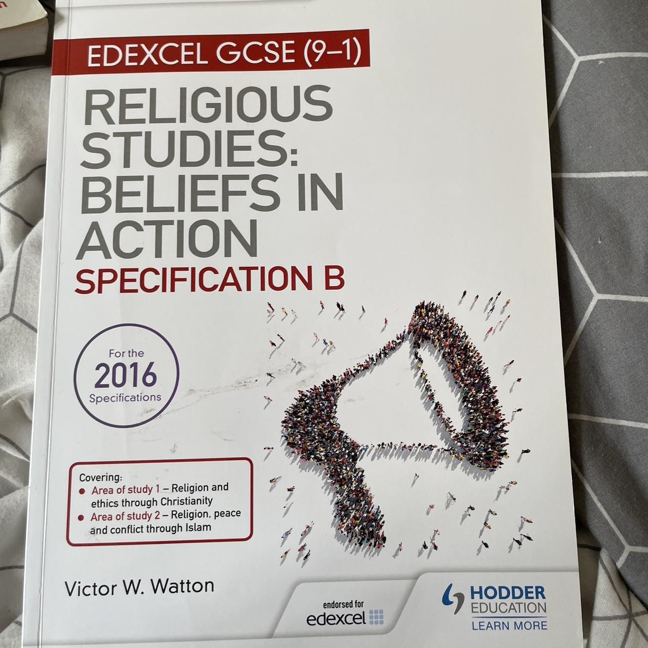 4 gcse/ btec books Edexcel gcse 9-1 Religious... - Depop
