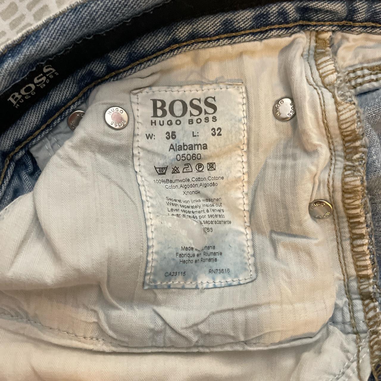 Vintage 35x32 Hugo Boss denim jeans Pockets are... - Depop