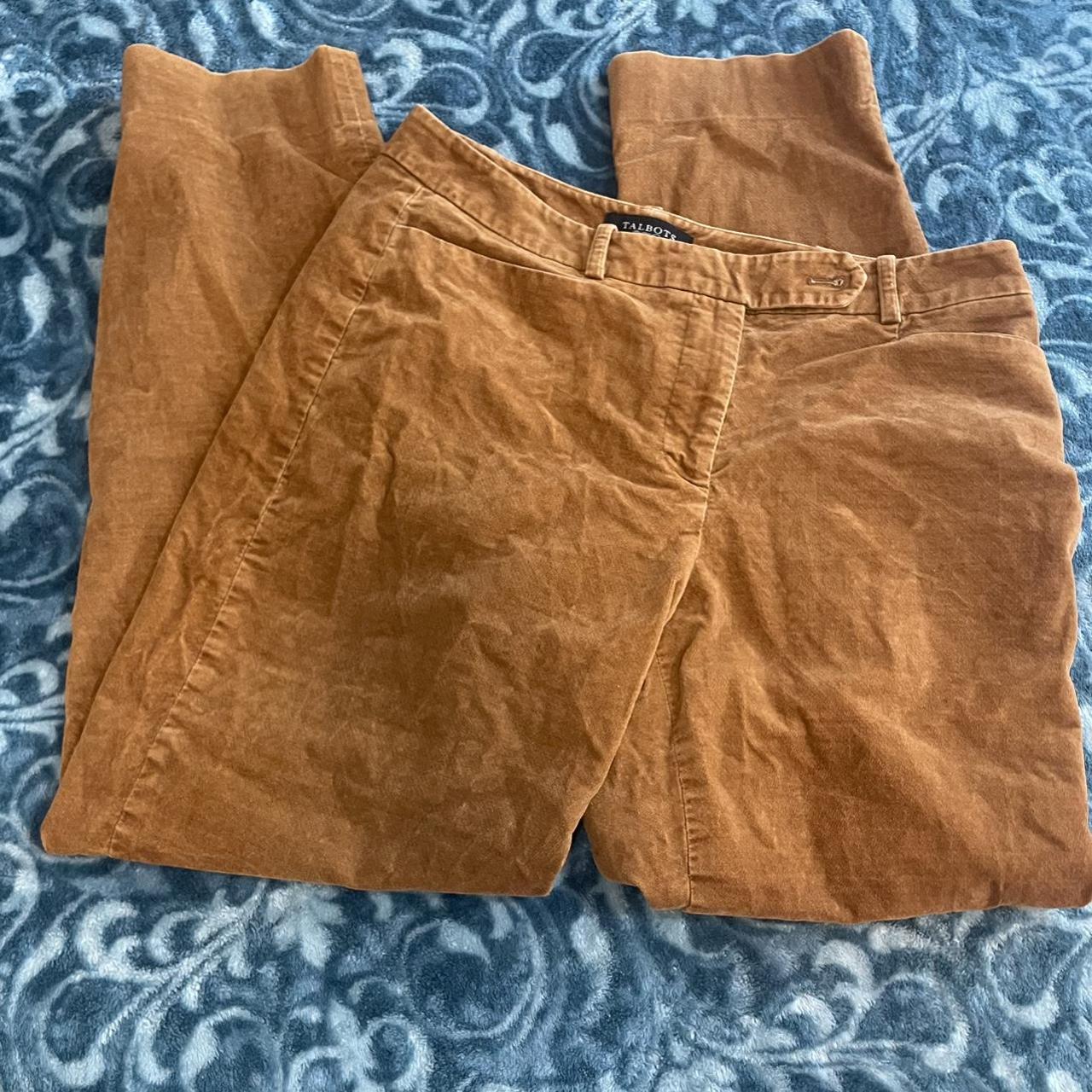 Talbots corduroy tan vintage academia pants.... - Depop