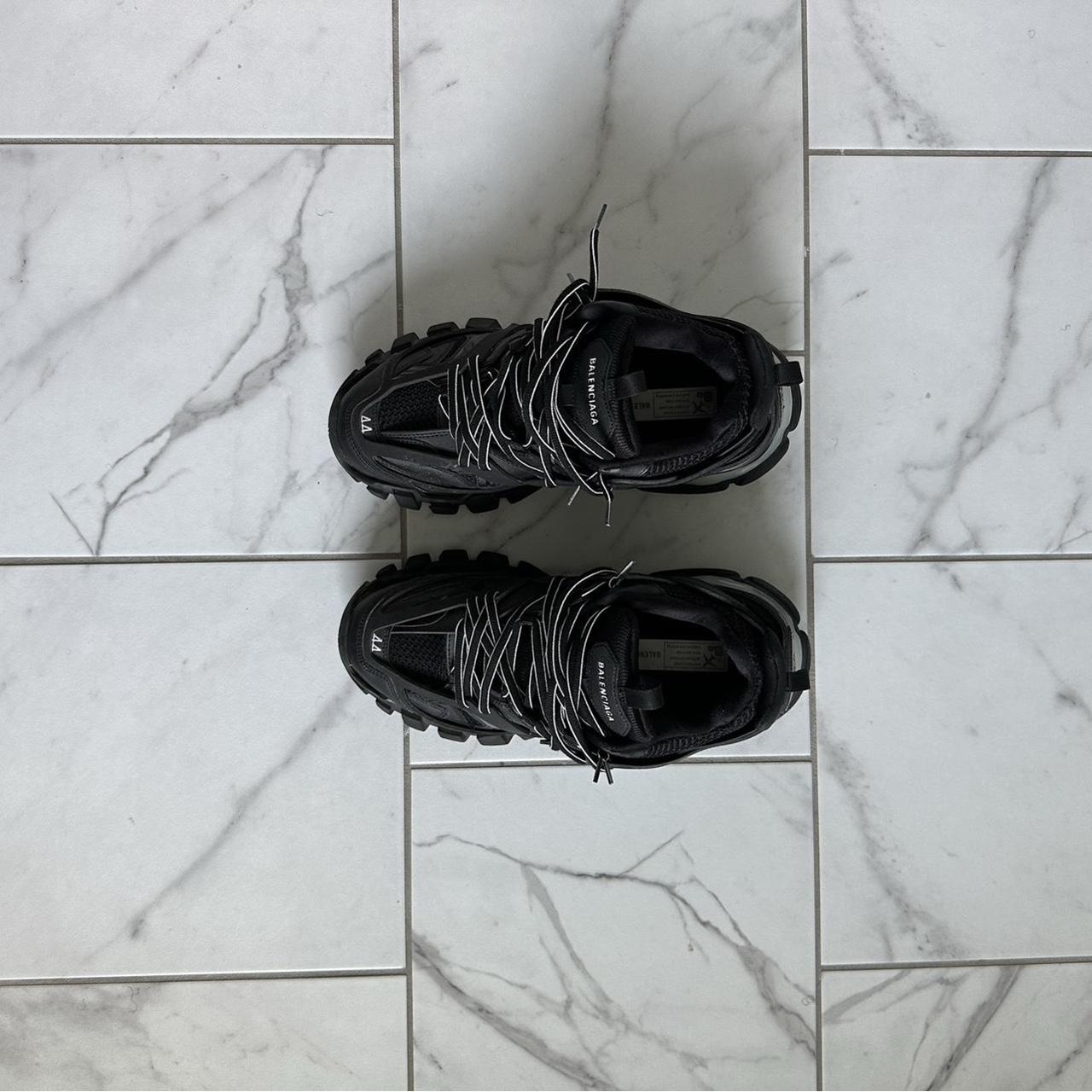 LED Balenciaga Track Runner in black colorway... - Depop