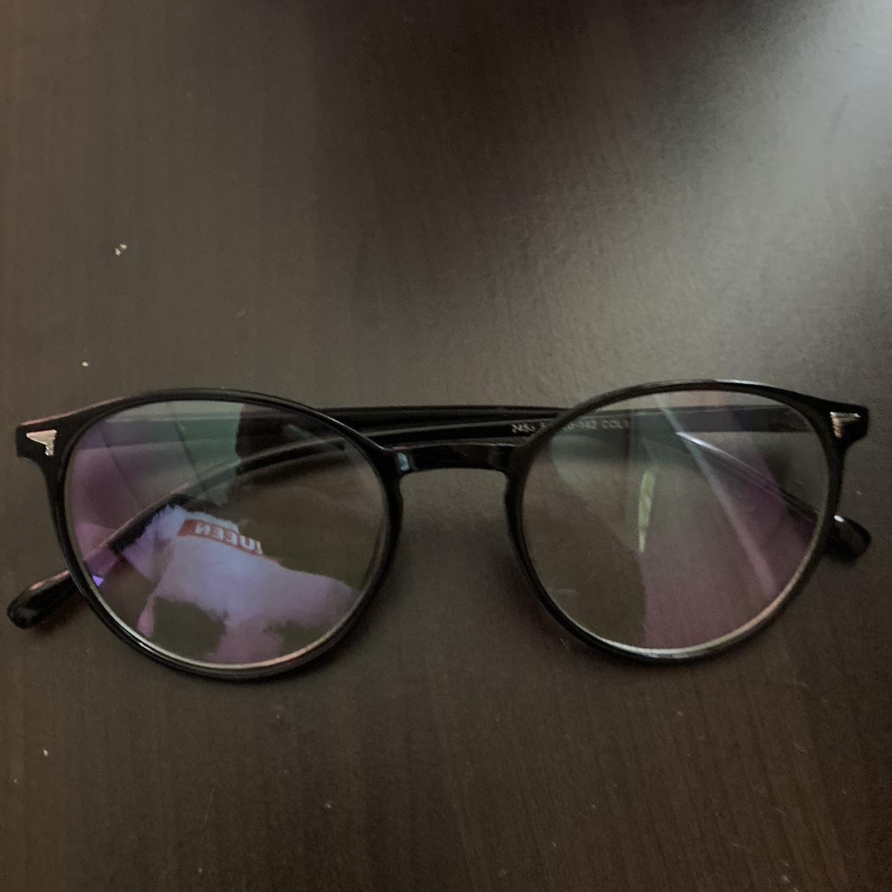 black round shaped glasses - Depop