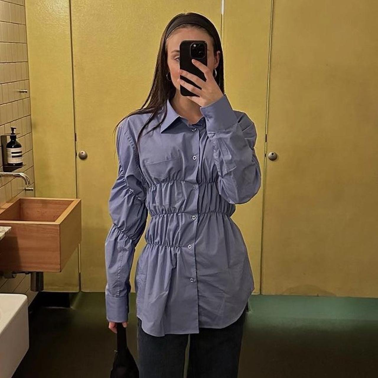 Scarlett and Sam scrunch shirt. Sold... - Depop