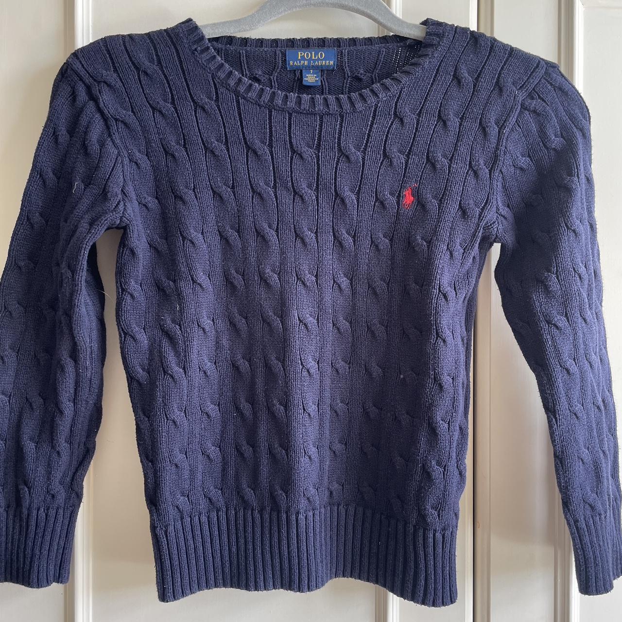 Ralph Lauren jumper kids size 7!!, would best fit... - Depop