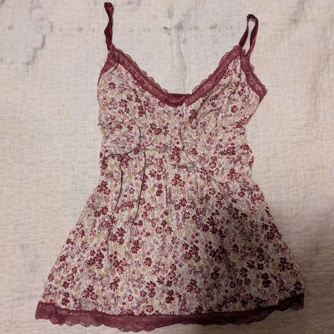 Cute coquette/cottage core cami. Small. #coquette... - Depop