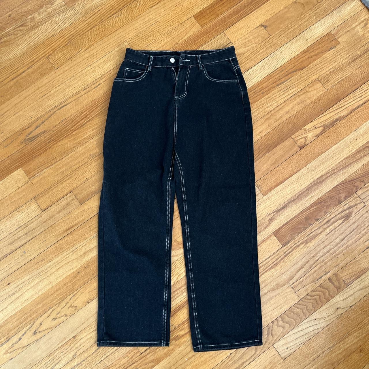 Y2K Alien Baggy Jeans Size M Cool Jnco Style... - Depop