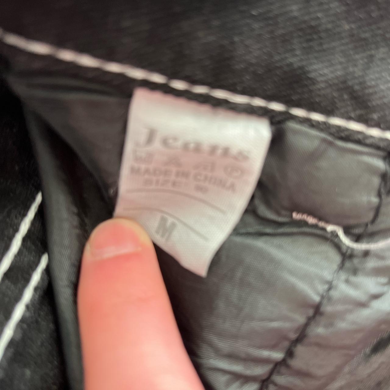 Y2K Alien Baggy Jeans Size M Cool Jnco Style... - Depop