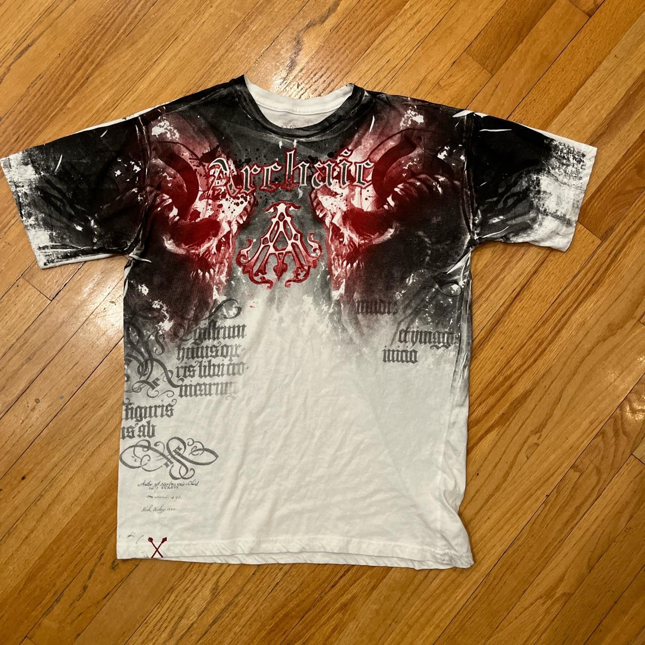 Affliction Style Archaic Shirt Size XL Fits Like M... - Depop