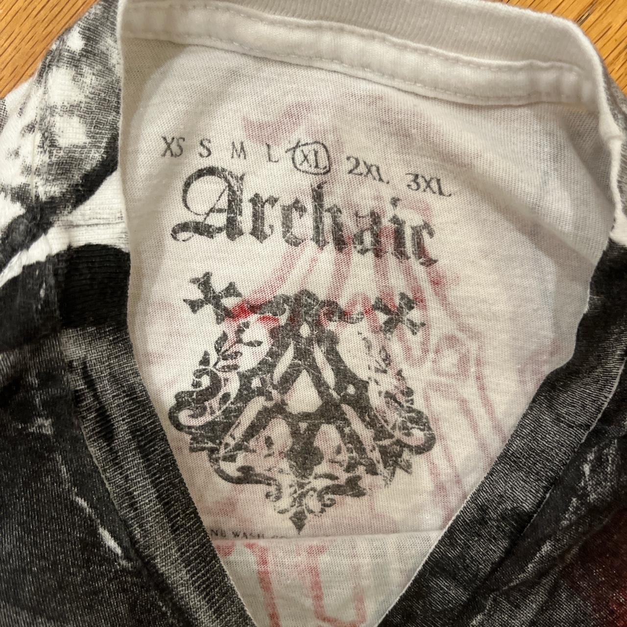 Affliction Style Archaic Shirt Size XL Fits Like M... - Depop