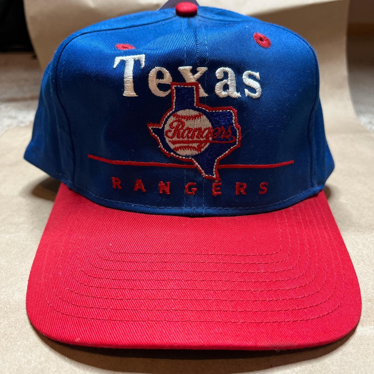 Vintage Texas Rangers Hat NWT any flaws shown in... - Depop