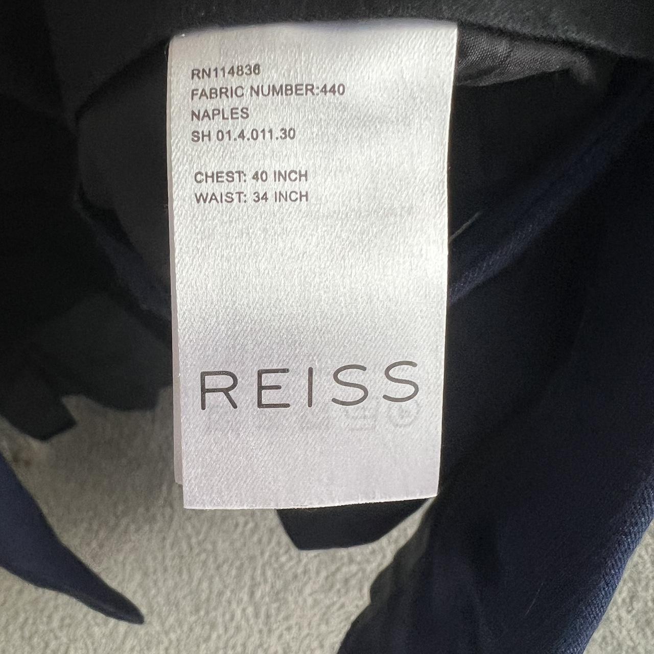 Mens blue Reiss suit Chest 40 inch Waist 34 inch - Depop