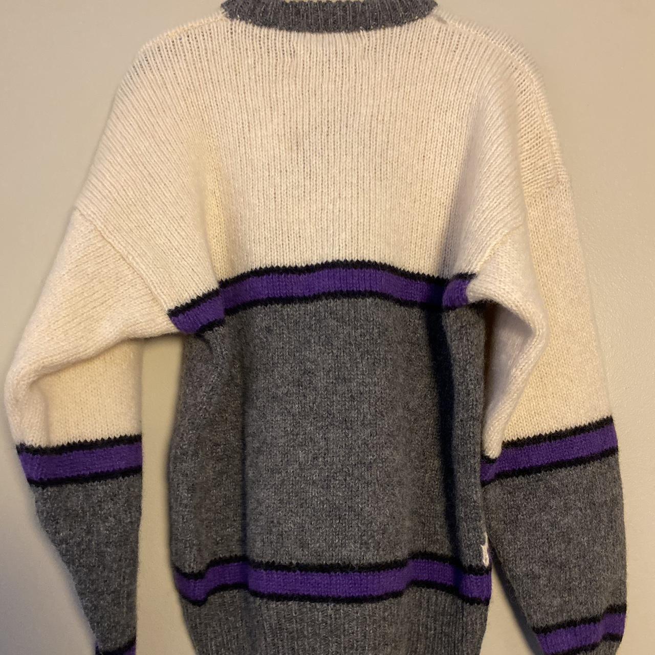 Campus Wool Knit Sweater Pullover - Depop