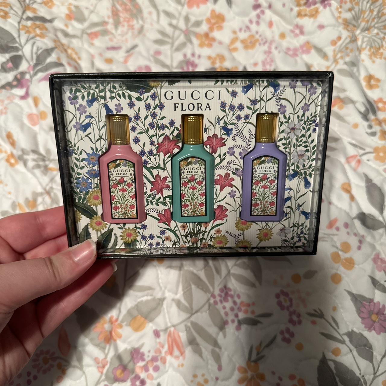 Gucci flora mini perfume bundle! Comes with three... - Depop