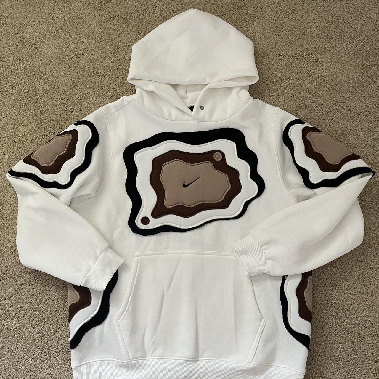 White Travis Scott Custom Hoodie Brand New, Never... - Depop