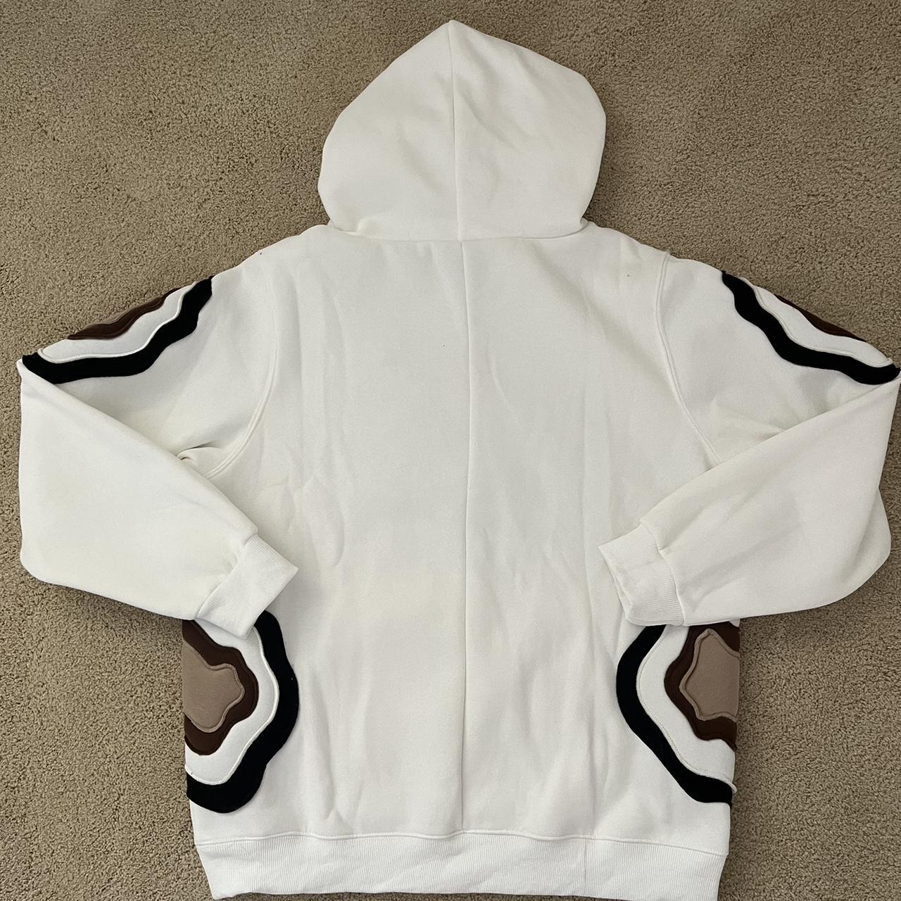 White Travis Scott Custom Hoodie Brand New, Never... - Depop