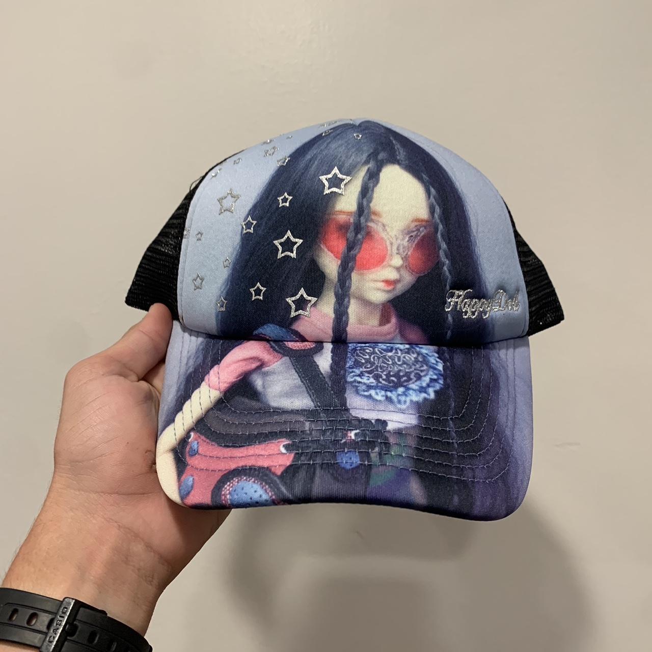 happy99 trucker hat brand new... - Depop