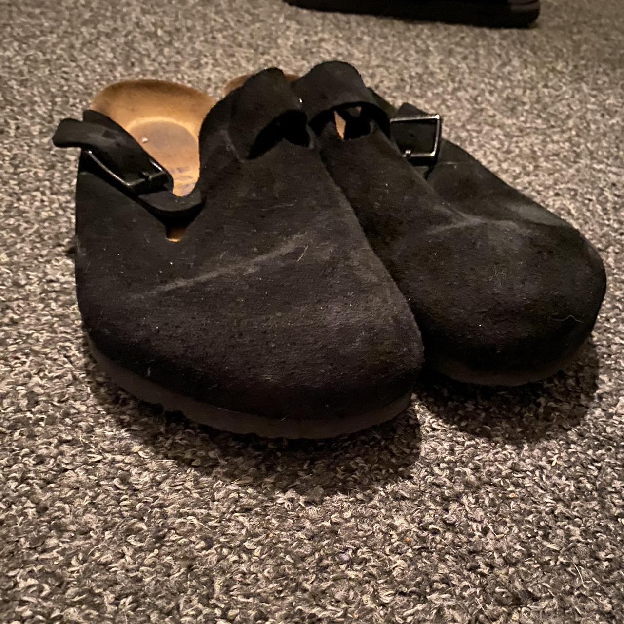 Black Birkenstock Clogs Size 12 Condition :... - Depop