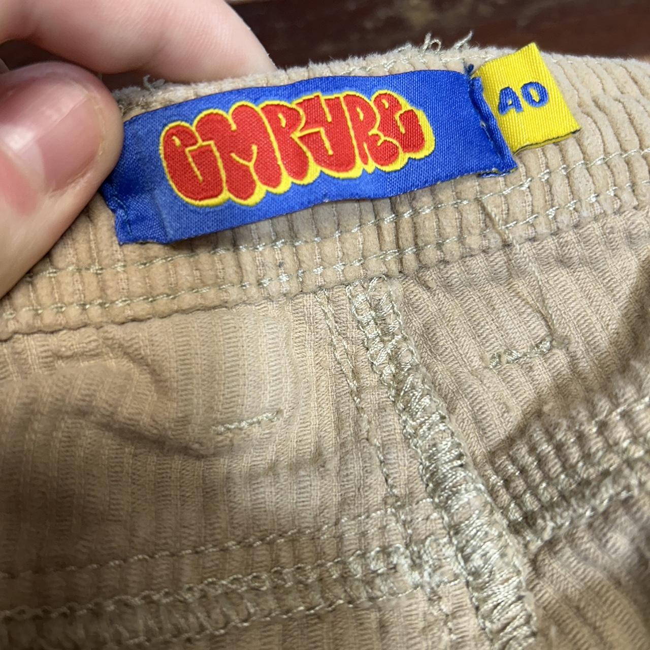 baggy corduroy empyre khakis, they sit crazy over... - Depop