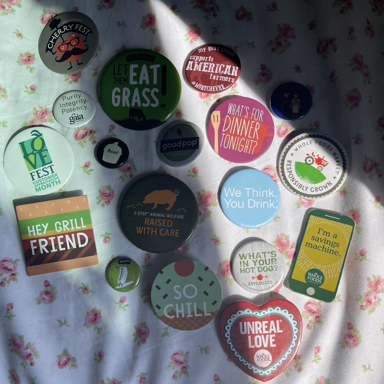 cute whole foods pins #wholefoods #collectable #pin... - Depop
