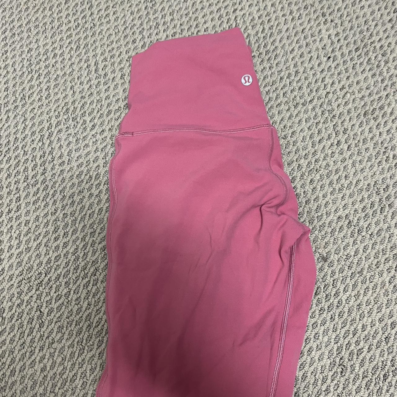 Pink Lululemon Leggings - Depop