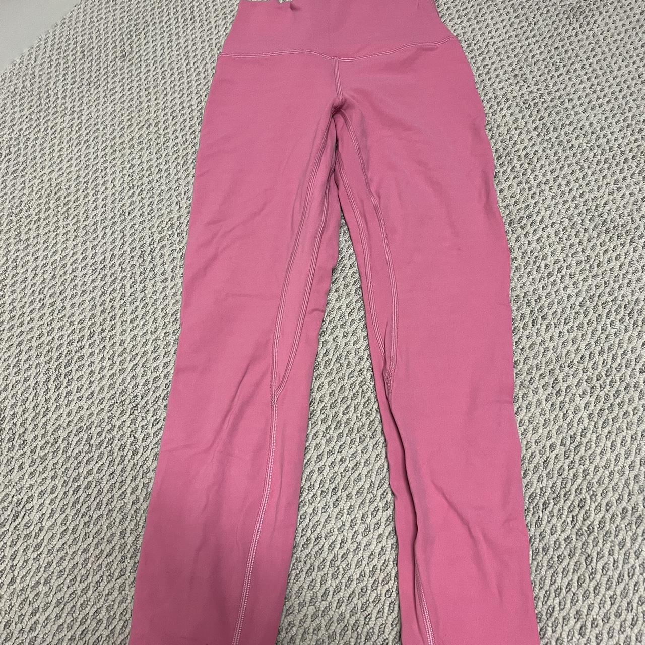 Pink Lululemon Leggings - Depop